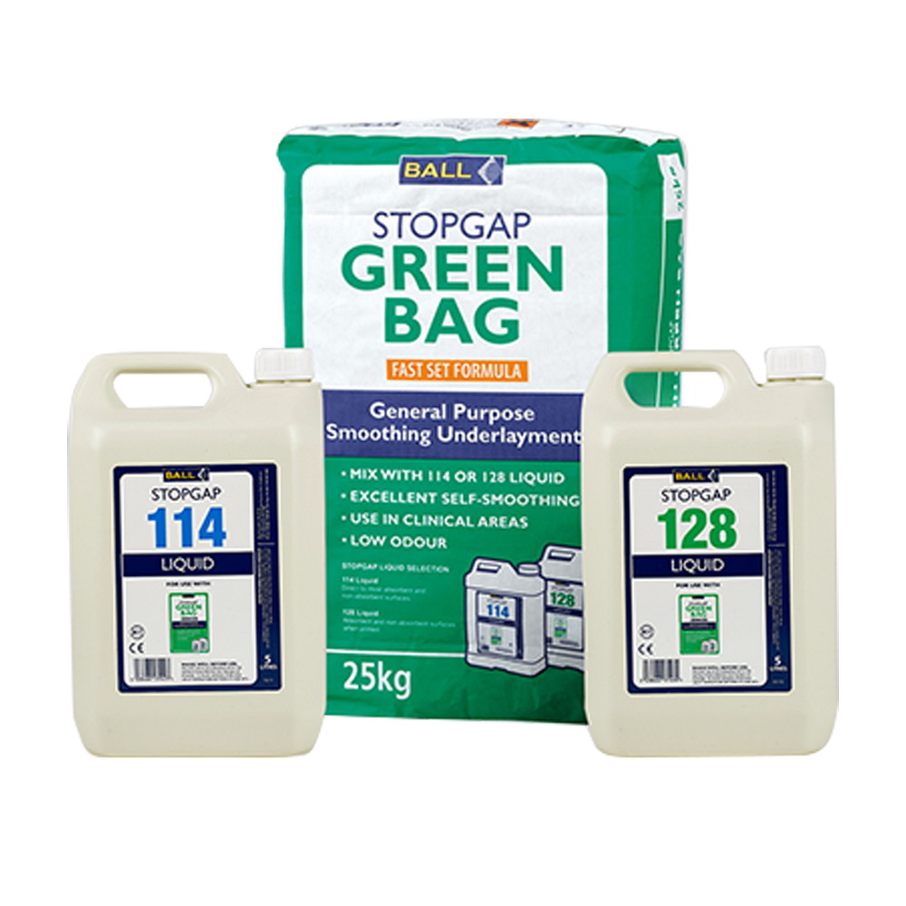 F Ball Stopgap Green Bag 25Kg | TradeChoice Carpet & Flooring
