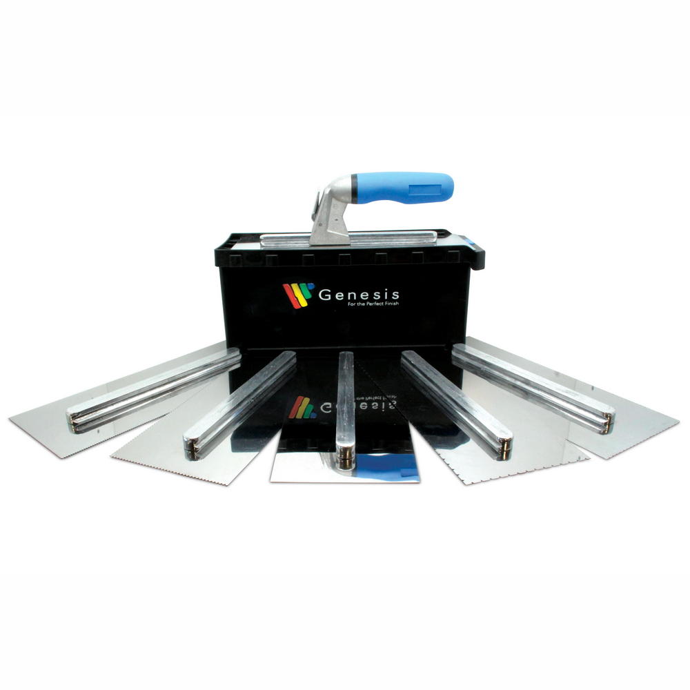 Genesis Quickswitch Flooring Trowel Set With 6 Blades | TradeChoice ...