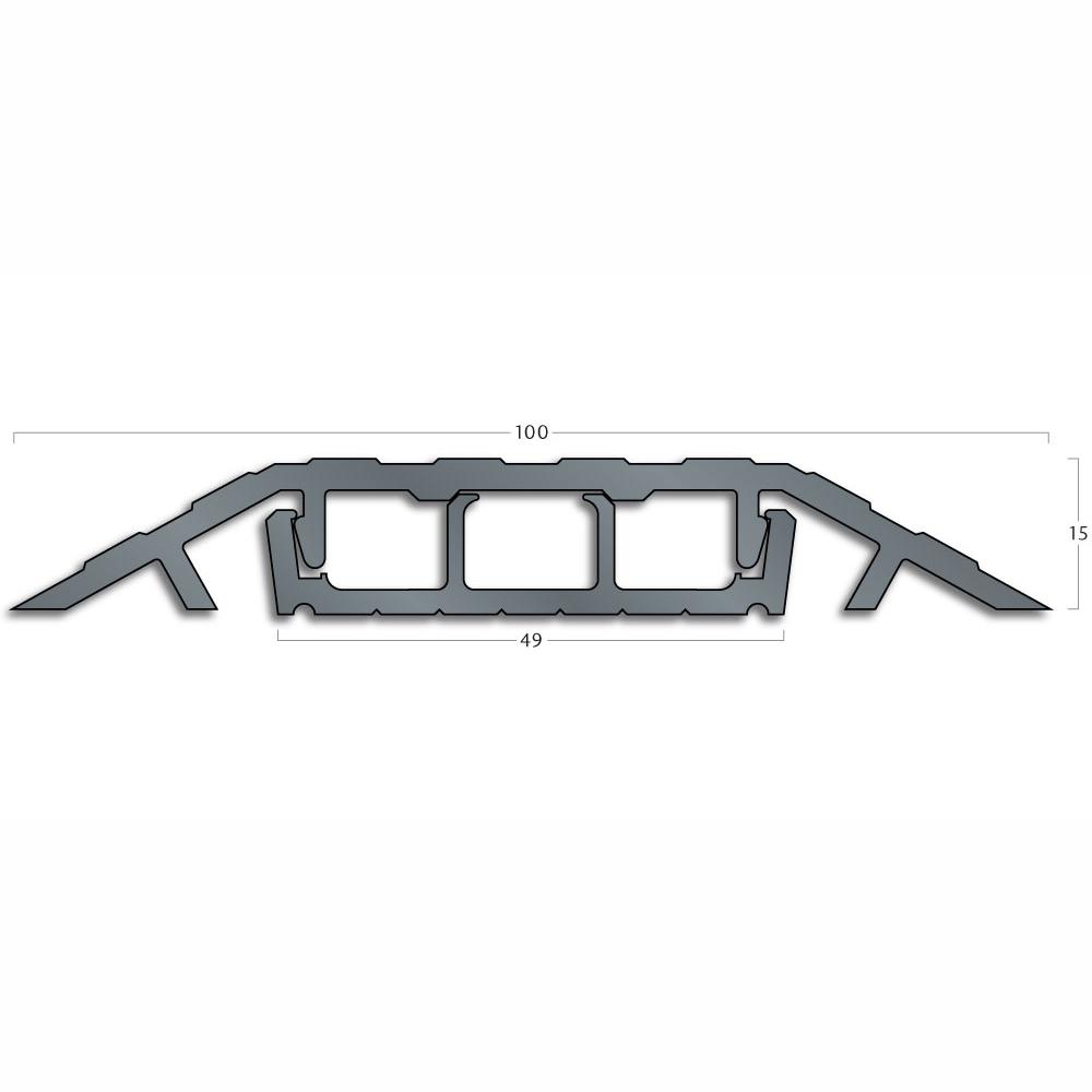 Gradus RD100 Cable Duct Top 2.5m | TradeChoice Carpet & Flooring