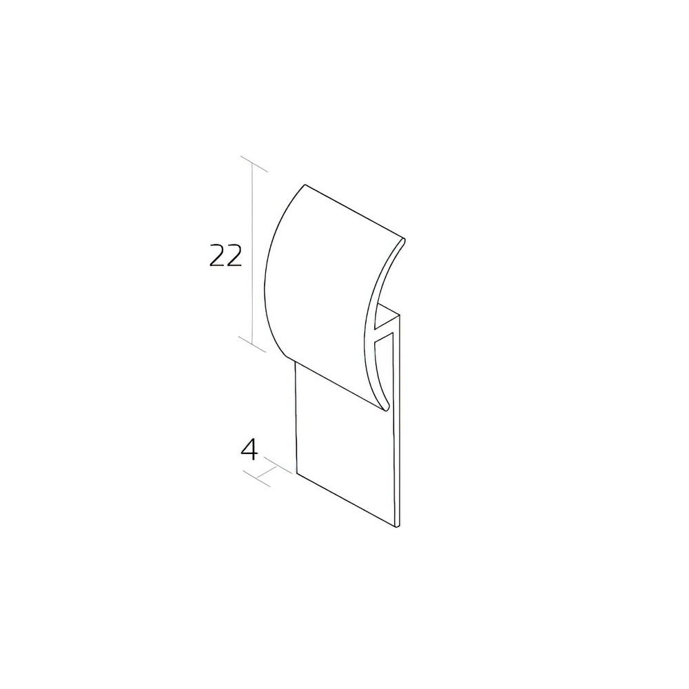 Quantum UCS1 Universal Capping Strip 2.00m | TradeChoice Carpet & Flooring