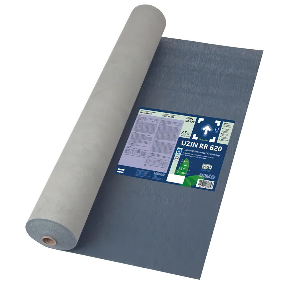 Uzin RR620 LVT Underlay 7.5 x 1m Roll - 2mm | TradeChoice Carpet & Flooring