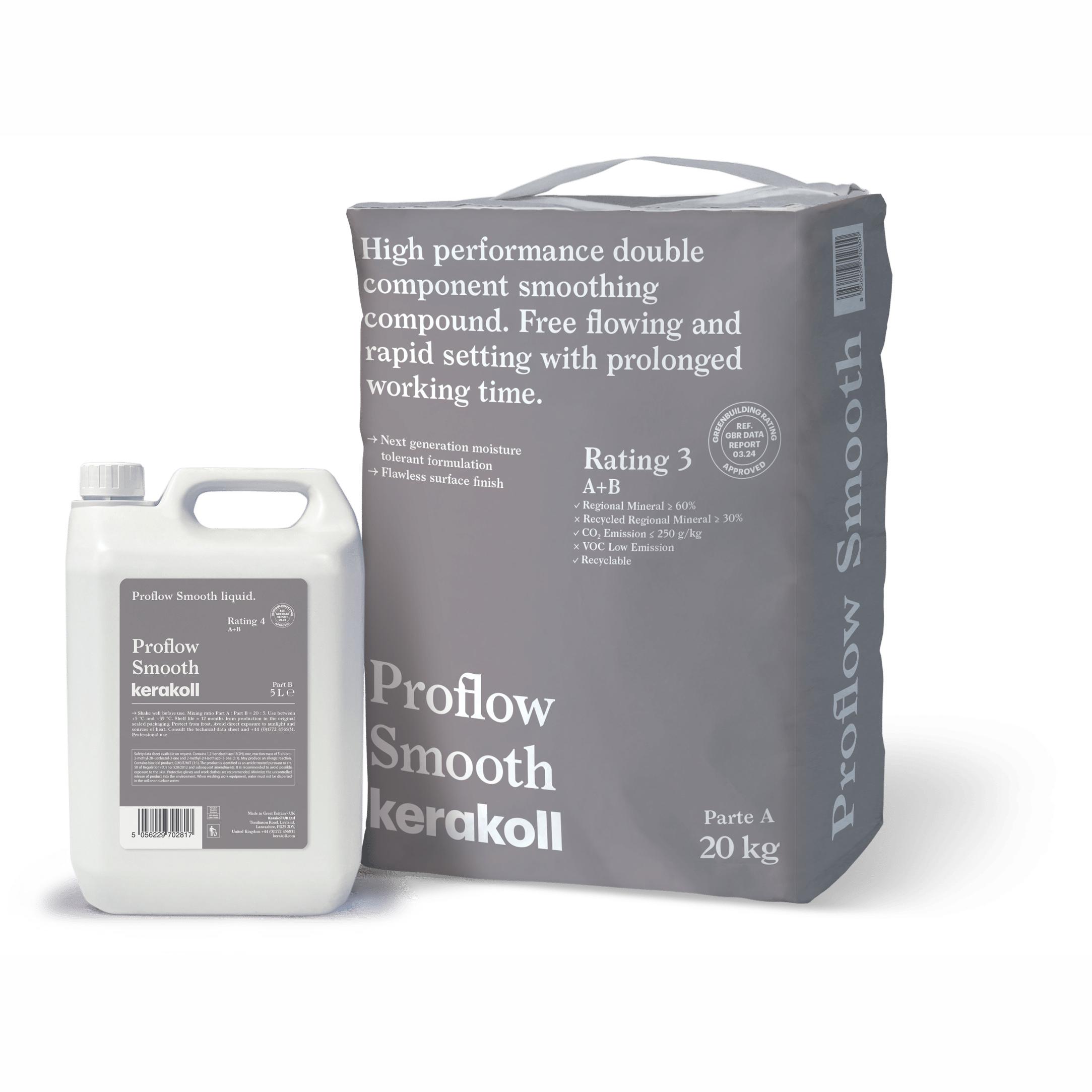 Kerakoll Proflow Smooth 2-Part Smoothing Compound | TradeChoice Carpet ...