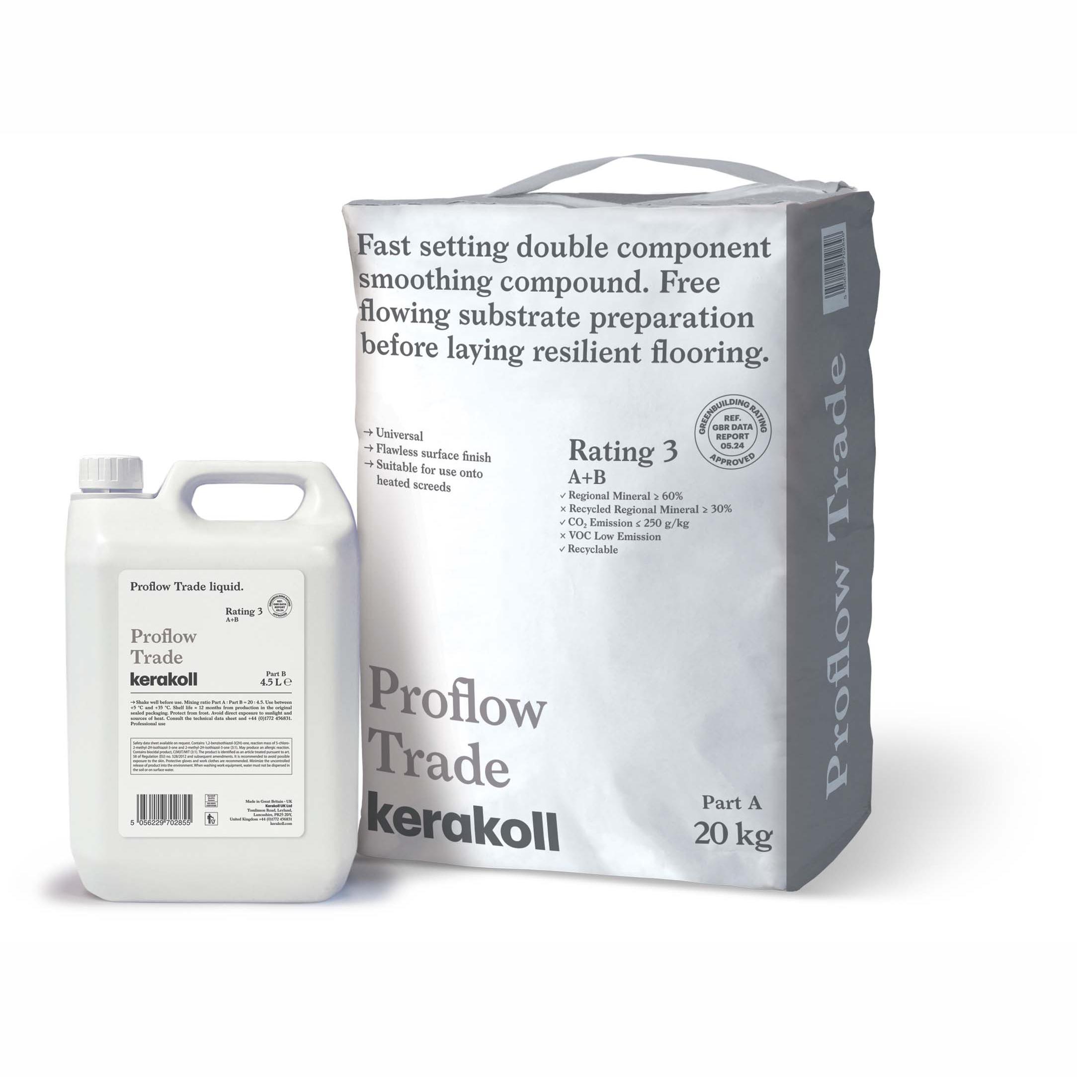 Kerakoll Proflow Trade 2-Part Smoothing Compound | TradeChoice Carpet & Flooring