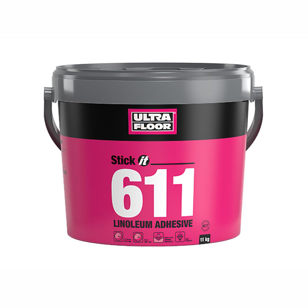 UltraFloor Stick It 611 Linoleum Adhesive 11kg | TradeChoice Carpet ...